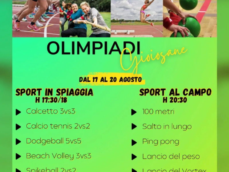 17-20 Agosto 2023 - Olimpiadi Gioiosane - Gioiosa Marea - Ttattà Go